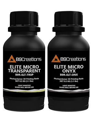 B9Creations Elite Micro Materials | Learn More